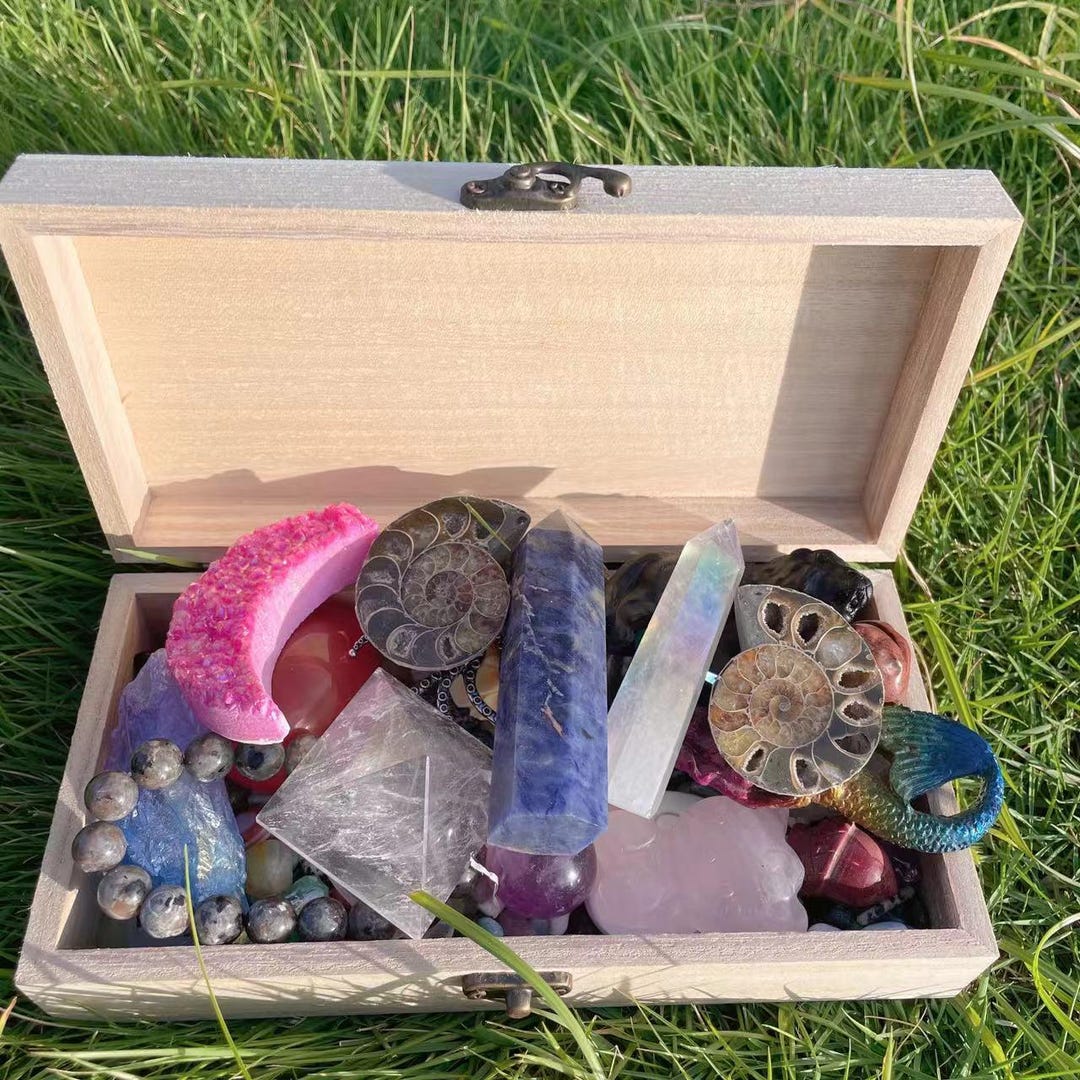 Crystal Confetti, LARGE Crystal Scoop, Lucky Dip Crystals, Large Lucky ...