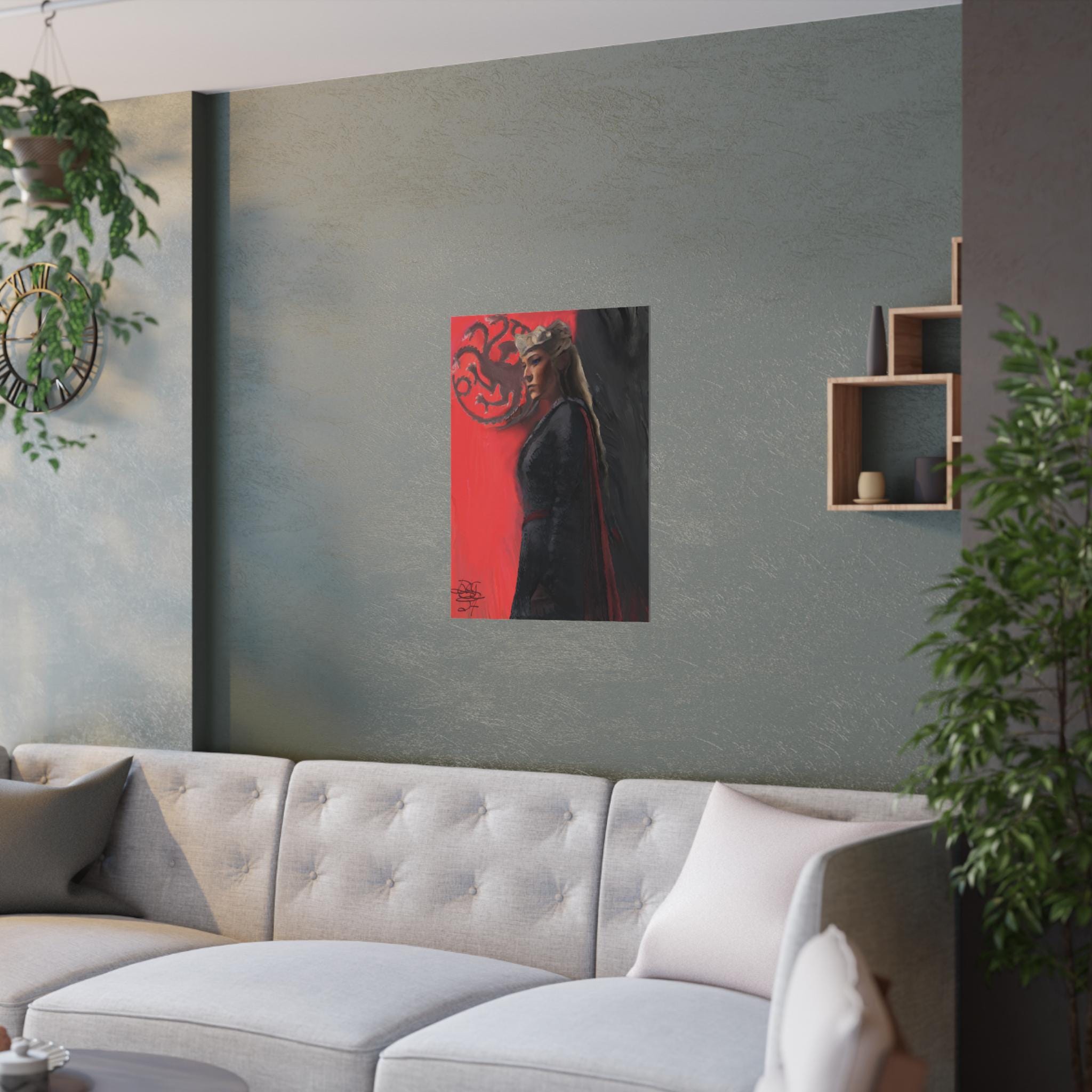 Queen Rhaenyra Targaryen Satin Posters (210gsm) - Etsy