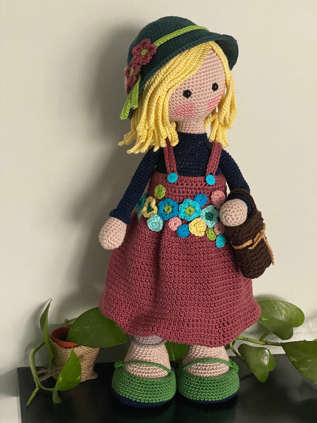 Amigurumi Crochet Doll Realistic Handmade Art Doll Collectible, Unique ...