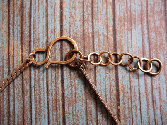 Jewelry & Beauty Faded Gold Tone Steel Snake Chain with Antiqued Brass ...