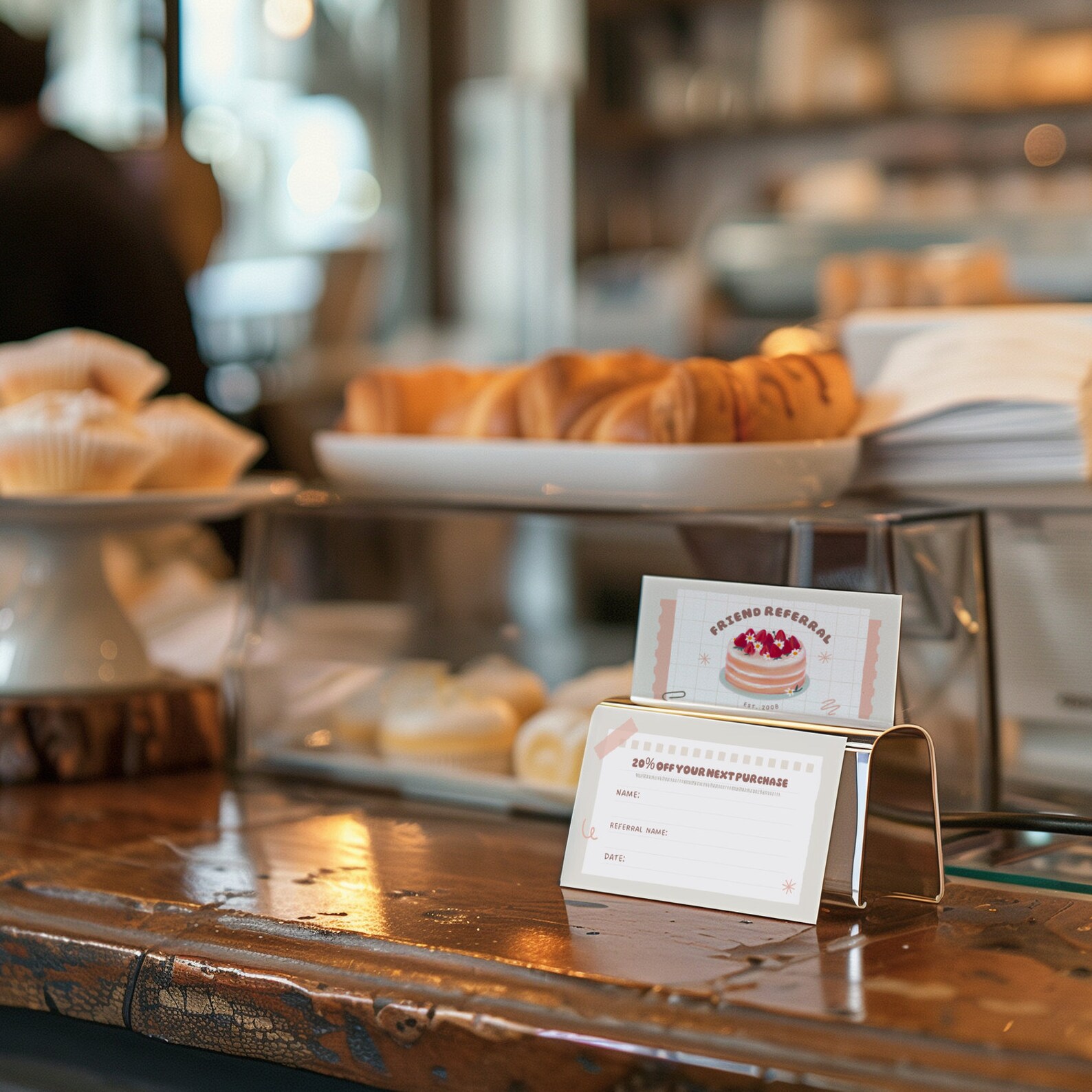 Bakery / Cafe Card [multifunctional Business Card / Referral Card ...