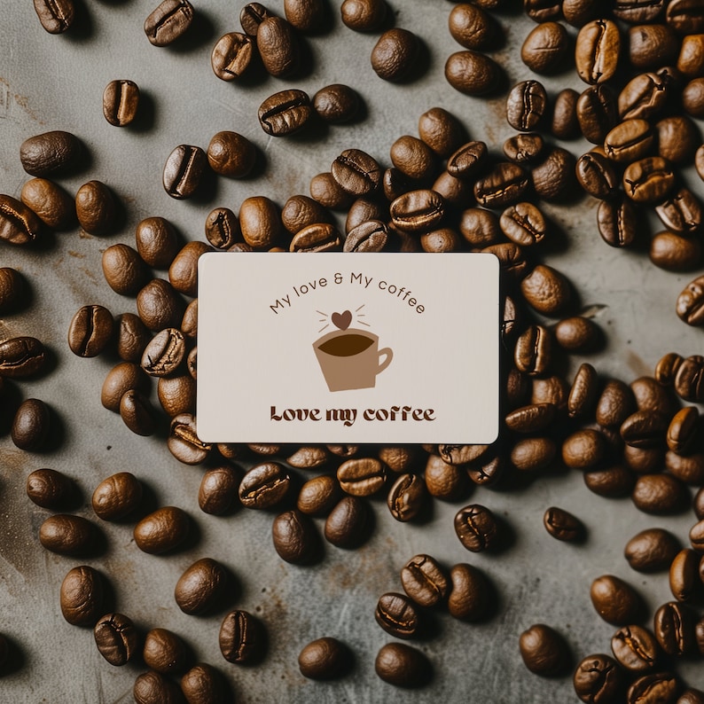 Cafe Business / Coffee Shop Customer Loyalty Cards + Stamp Card ...