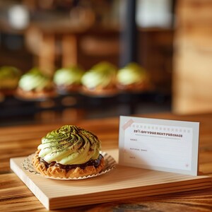 Bakery / Cafe Card [multifunctional Business Card / Referral Card ...