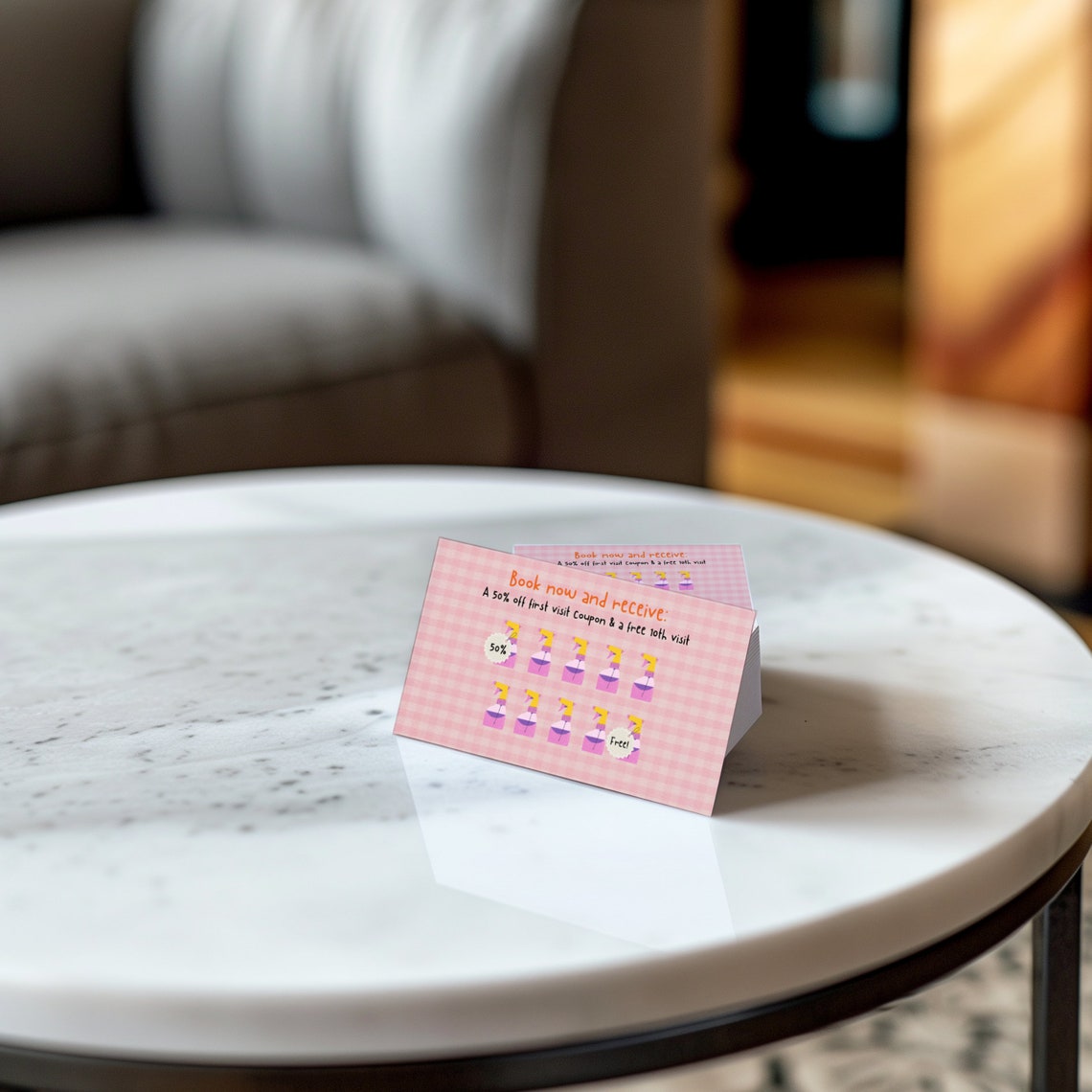 Cleaners / Maid / House Keeper Business Card + Stamp Card Combined ...