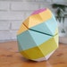 Low Poly Egg Box, Digital Template, Papercraft Egg Box 3D, Easter Egg Box, DIY Origami Model ...