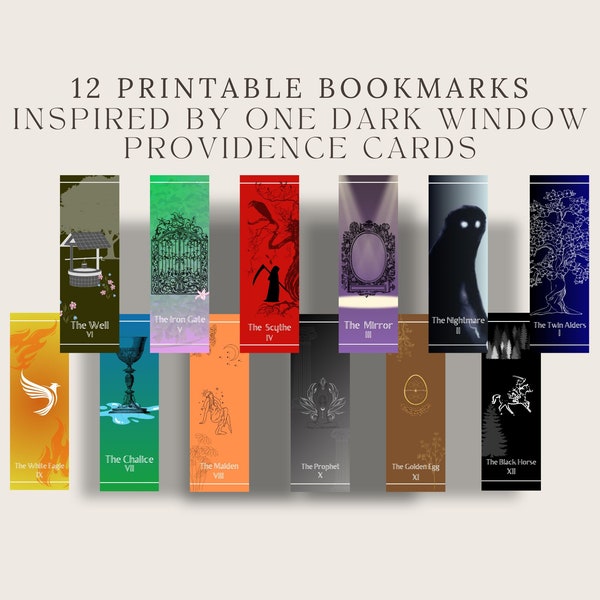One Dark Window Providence Cards - Etsy