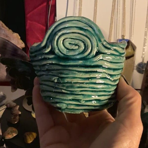 Hand Built Pottery Planter - Etsy