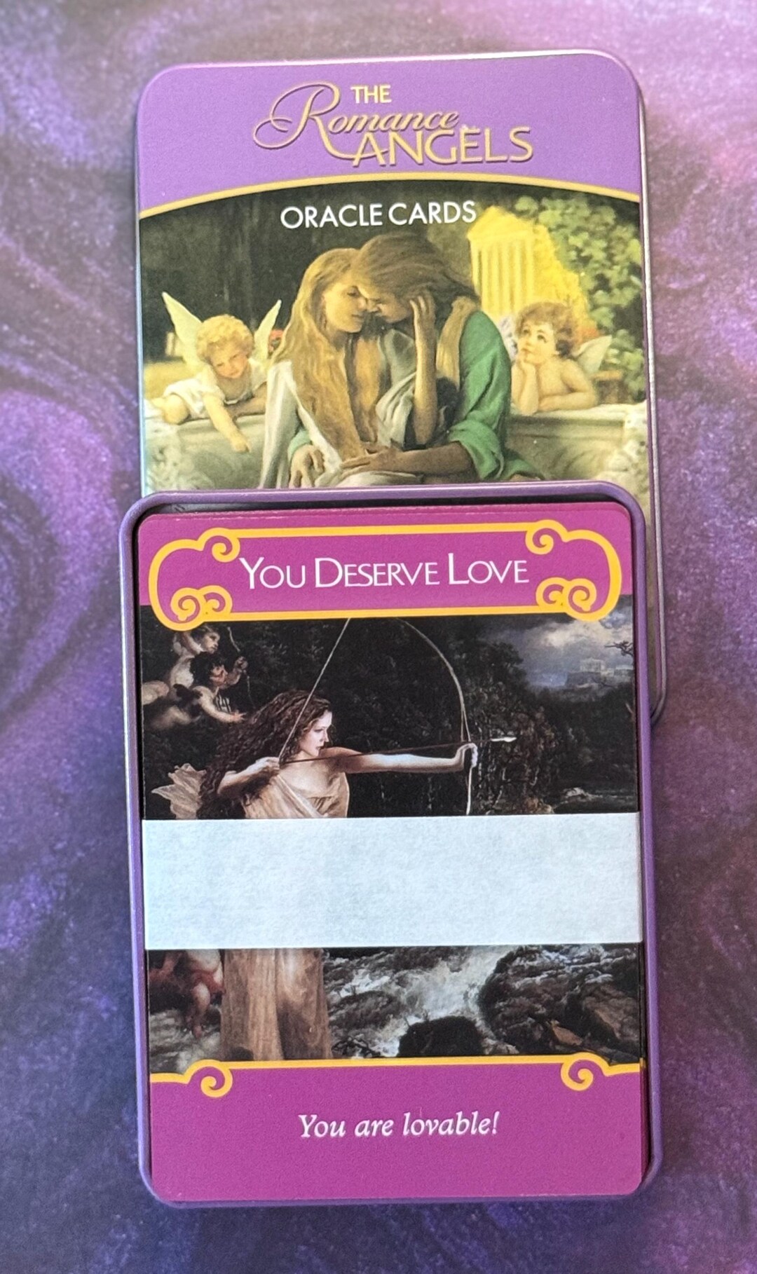 The Romance Angels Deck With Gold Guikded Edges - Doreen Virtue - Etsy