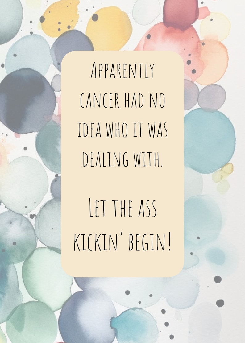 Funny Cancer Card - Cancer Greeting Card - Funny Cancer Gift - Cancer ...