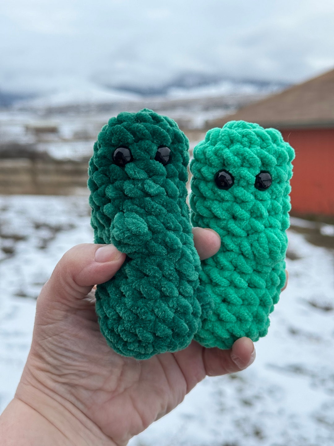No- Sew Plush Pickle Crochet Pattern Market Mini PDF - Etsy