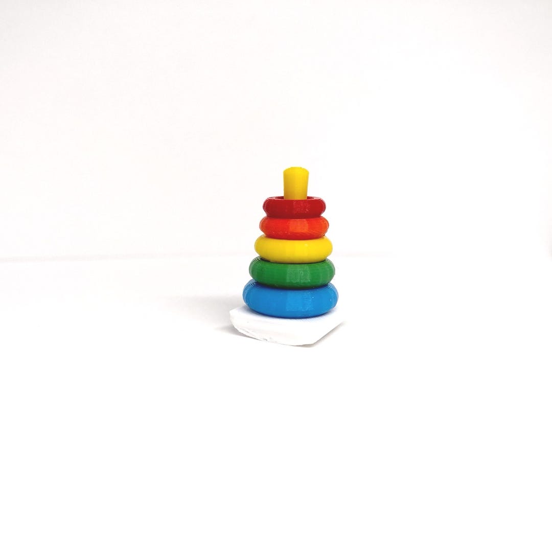 1:12 Ring Stacker Toy, Dollhouse Nursery Baby Room Stacking Rings - Etsy