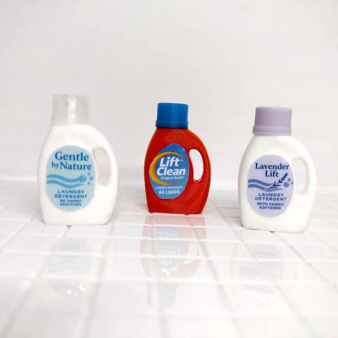 1:12 Laundry Detergent Bottle, Dollhouse Miniature Soap Jug - Etsy