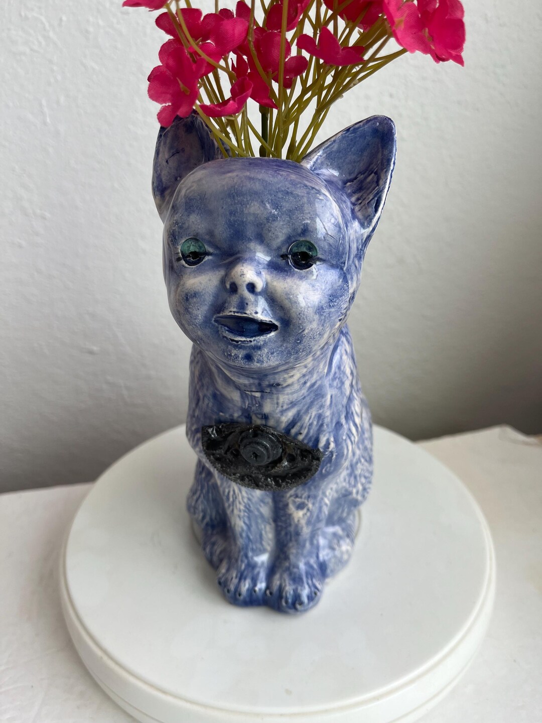 Blue Moon Baby Cat Vase - Etsy