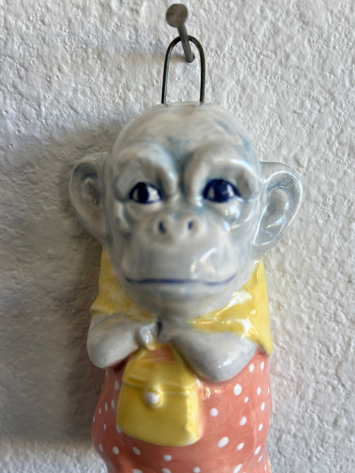 Miss Monkey Wall Dolly - Etsy