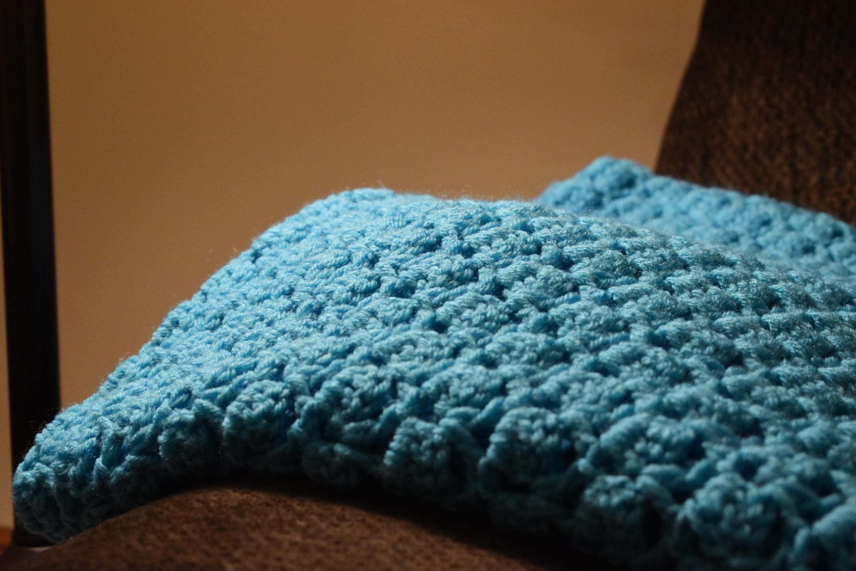Light Blue Afghan (blanket) - Etsy