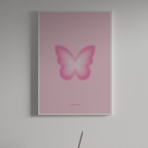 I Am Free, PRINTABLE Wall Art, Gallery Wall, Typography Style ...