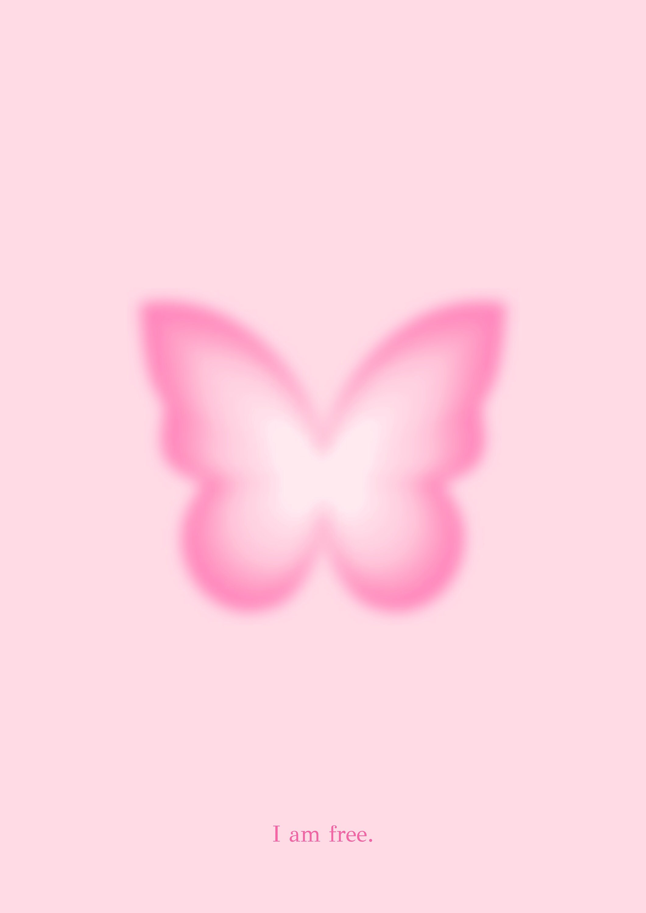 I Am Free, PRINTABLE Wall Art, Gallery Wall, Typography Style ...