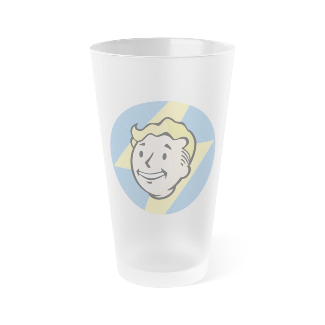Fallout - Vault Boy Frosted Pint Glass, 16oz - Etsy