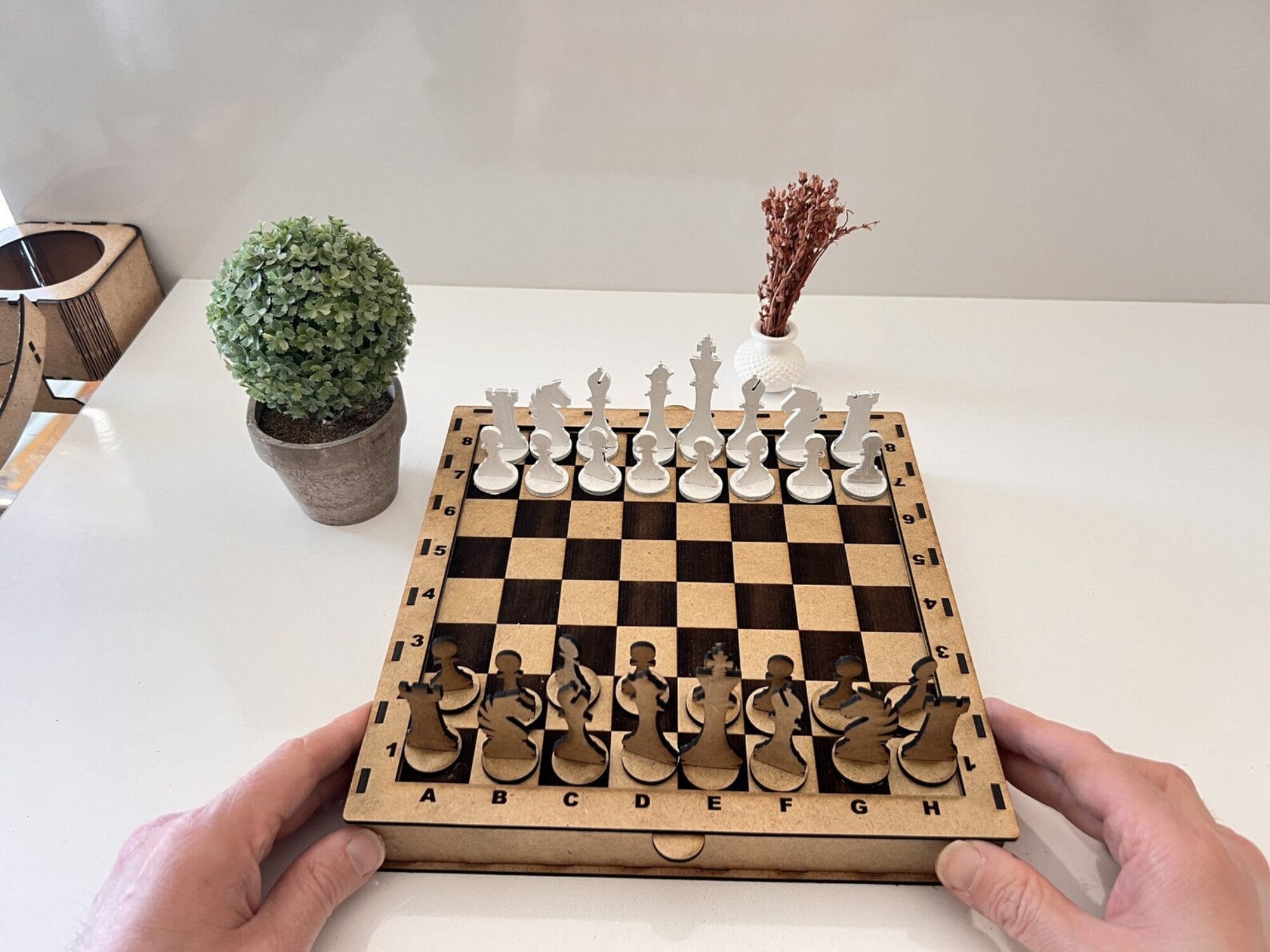 Chess Laser Cut Chess Game Pieces Laser Cut Files V3 Wooden With Box ...