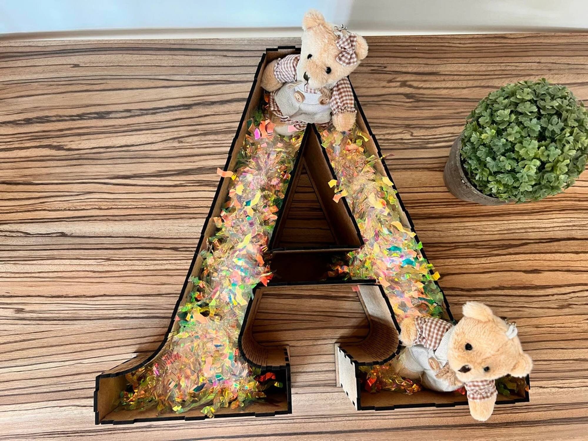 Alphabet Laser Cut 28 Letter Easy & Fast Box Sign Svg Dxf Glowforge ...