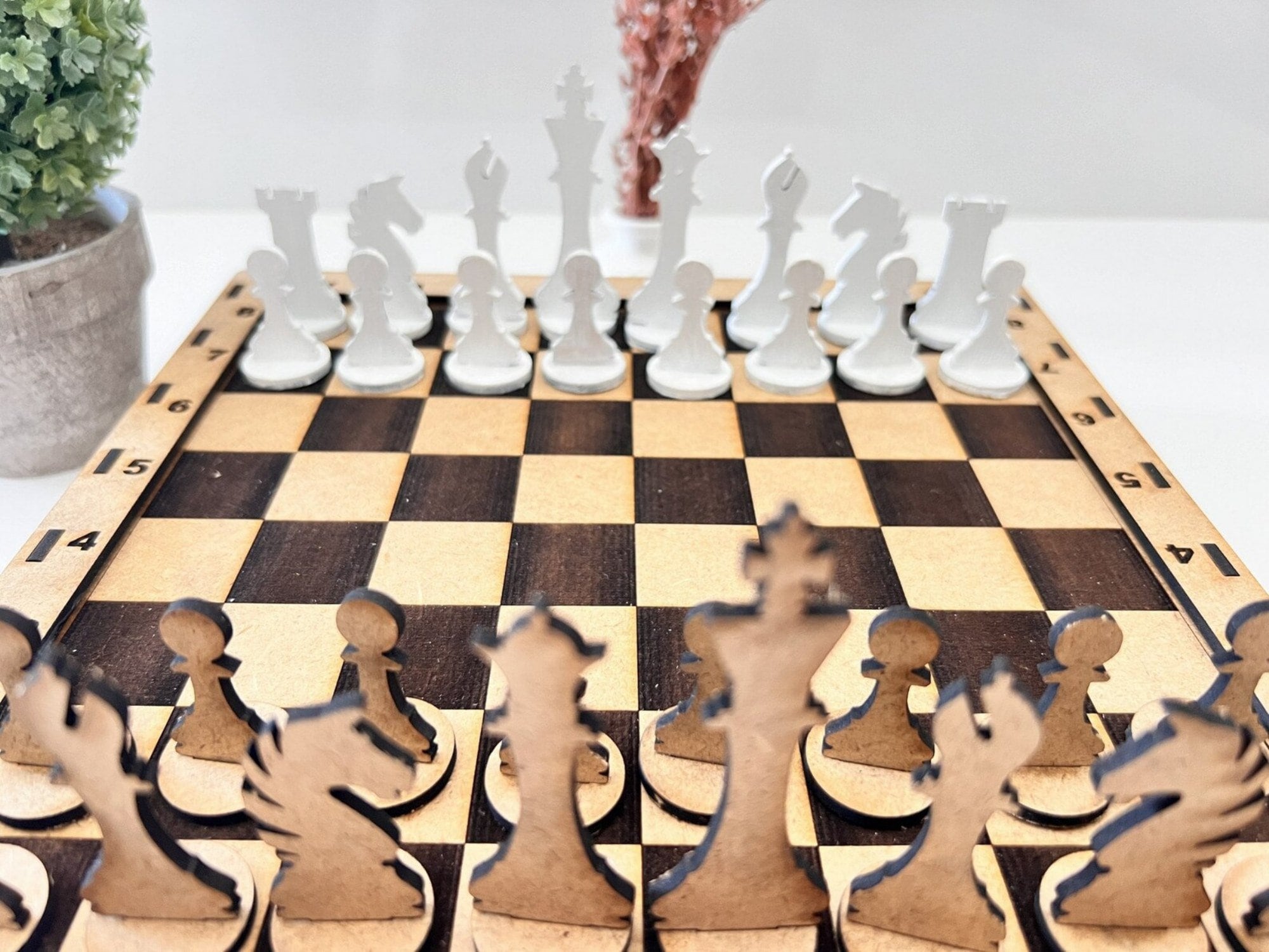 Chess Laser Cut Chess Game Pieces Laser Cut Files V3 Wooden With Box ...