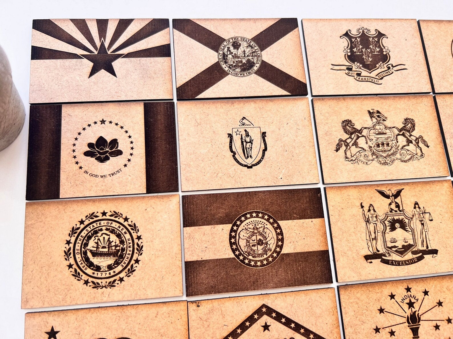 American State Flag Svg for Laser Engrave and Cut & All Colour 50 STATE ...