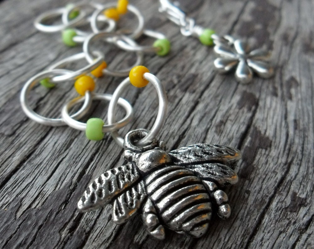 Bumble Bee Row Counter 100 Rows Silver Fits Needle Sizes up to - Etsy