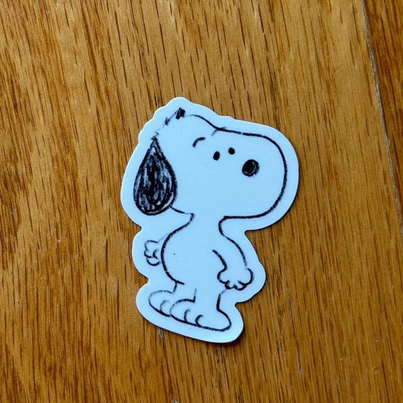 Baby Snoopy Vinyl Sticker - Etsy