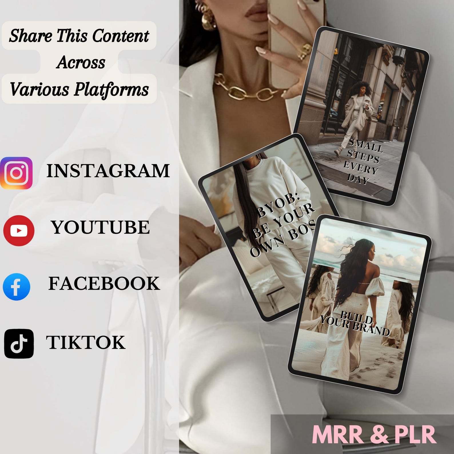 Melanin AI Stock Posts, Faceless Instagram Posts Templates, Black Girl ...