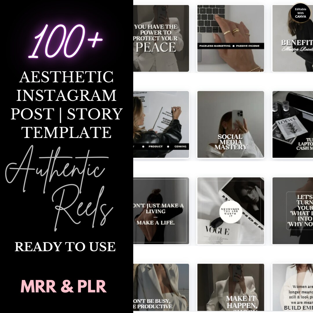 100+ Luxury Women Instagram Posts Template | Woman Boss Instagram Reels ...
