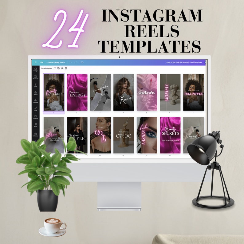 Instagram Reel Cover Instagram Reels Instagram Post Pink Instagram ...