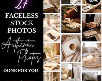 Faceless Stock Photo Master Resell Rights Lifestyle Image Bundle Boho ...