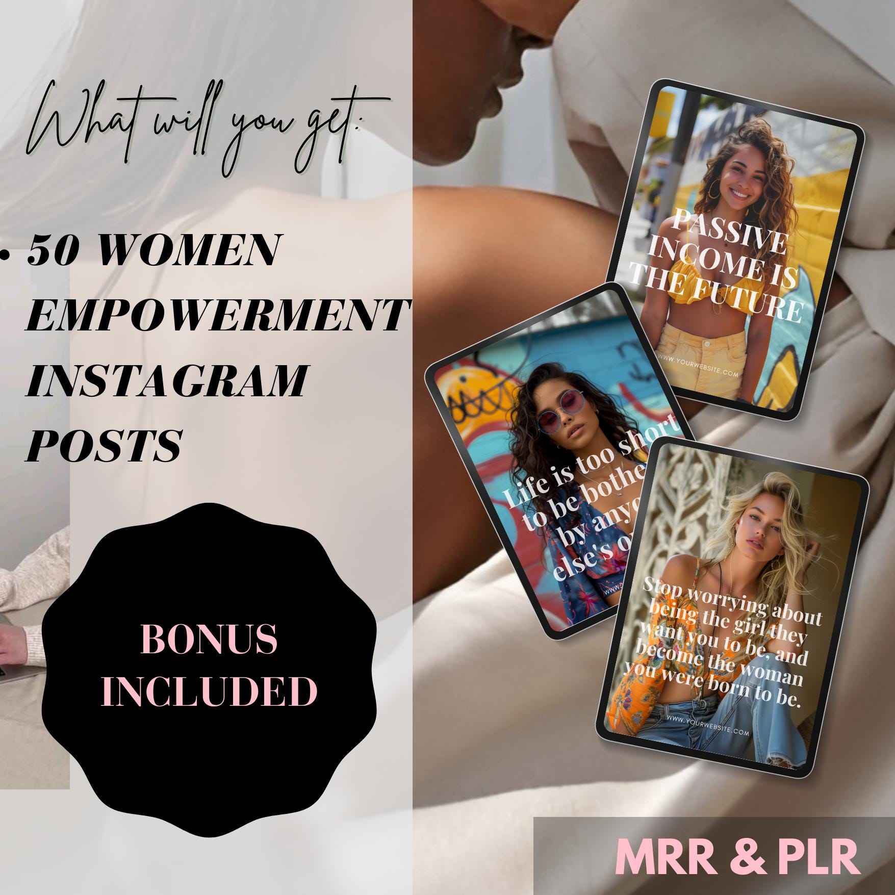 Women Empowerment Instagram Post Motivational Quotes Black Girl Magic ...