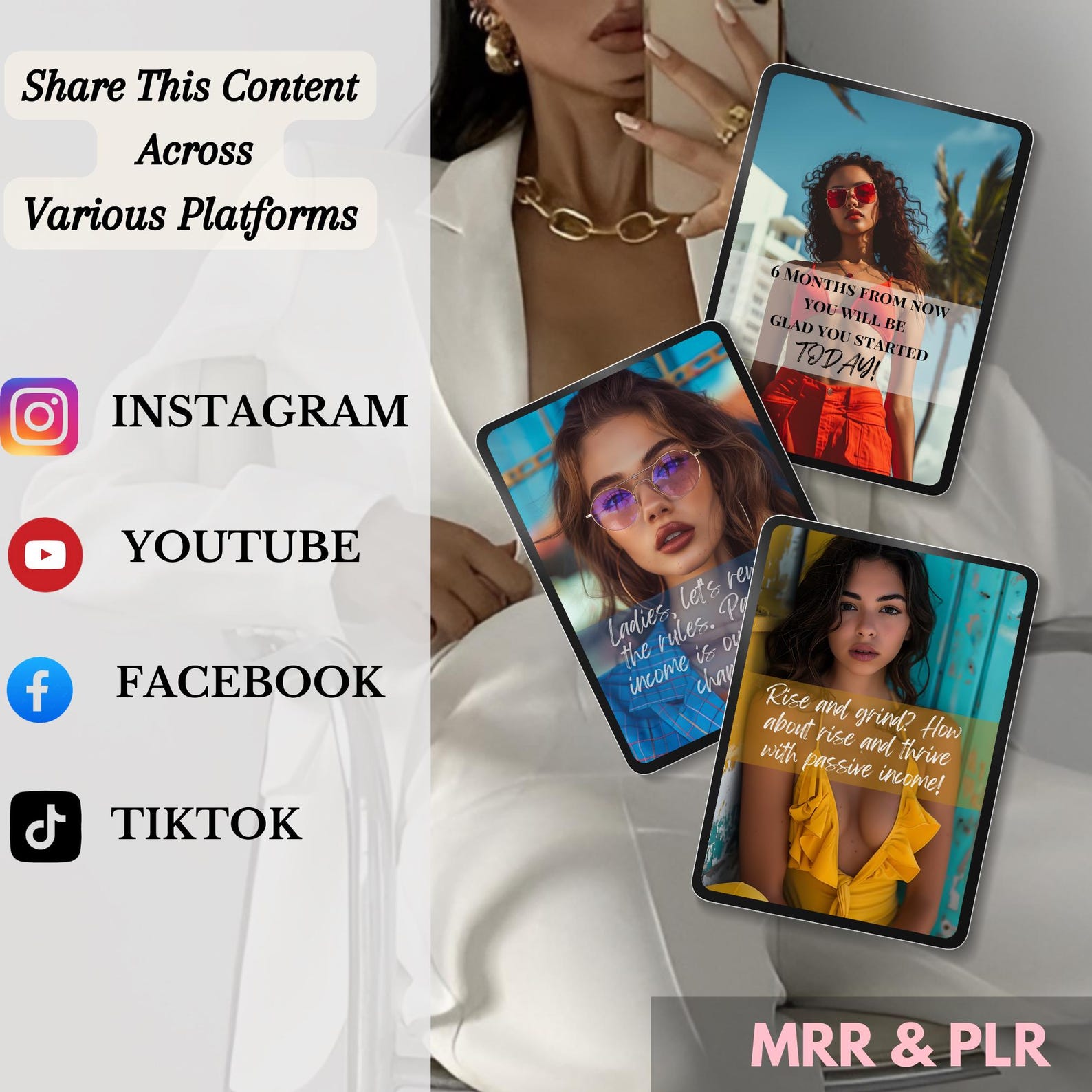 Empowering Women Reels | Social Media Posts Templates | Luxury Women ...