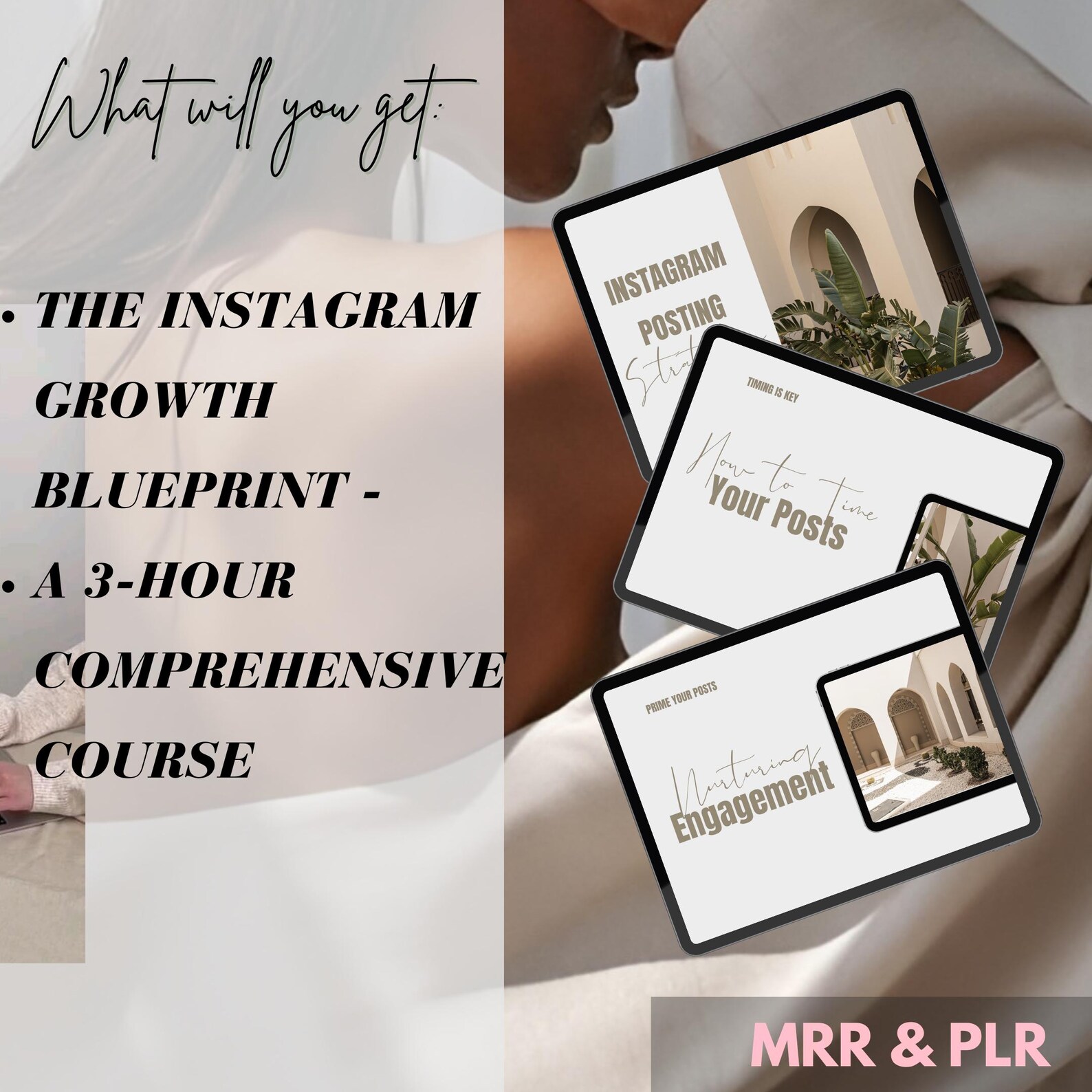 The Instagram Growth Blueprint | MRR Course | Strategy Guide With Master Resell Rights | Private ...