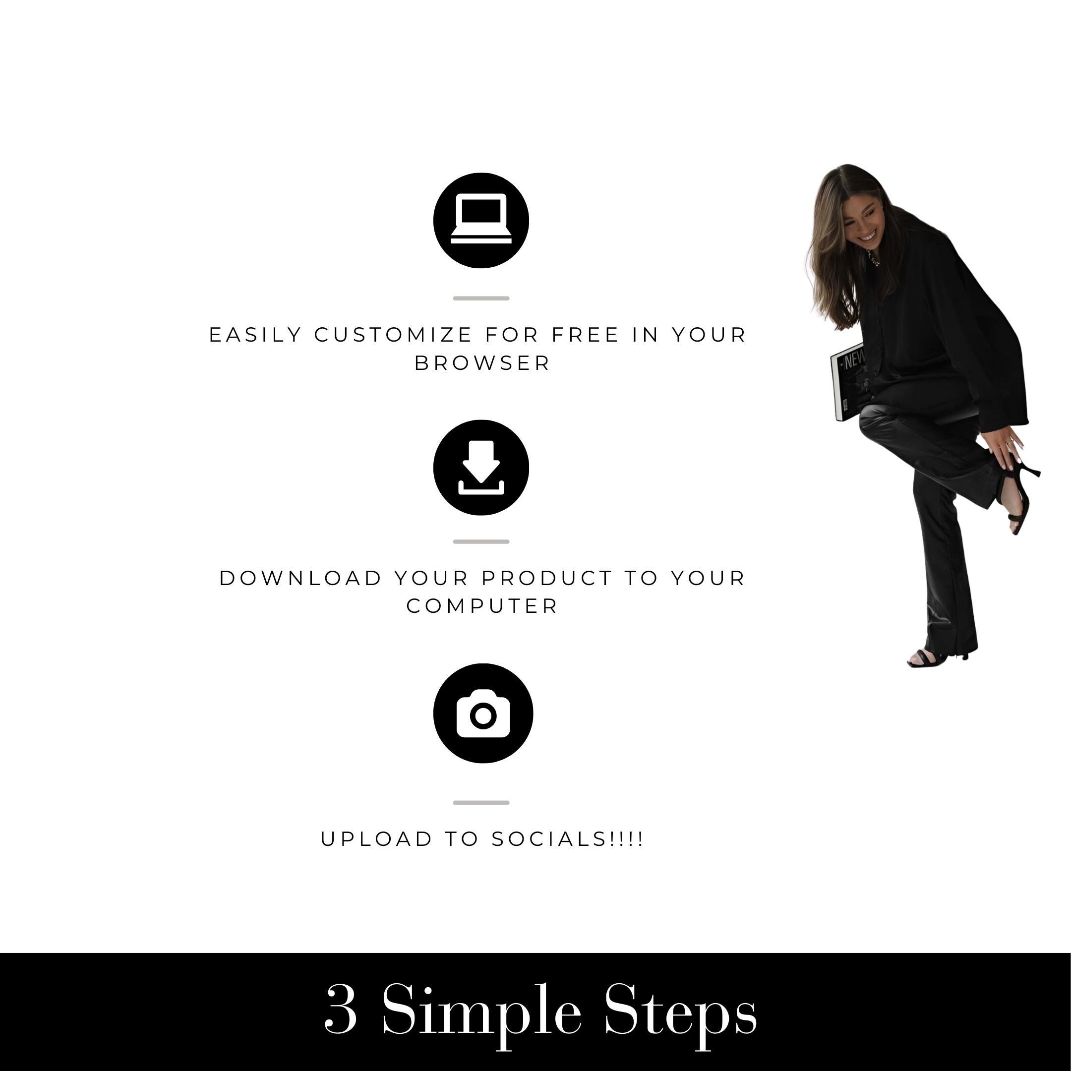 Empowering Women Motivational Posts, Faceless Marketing MRR PLR Digital ...