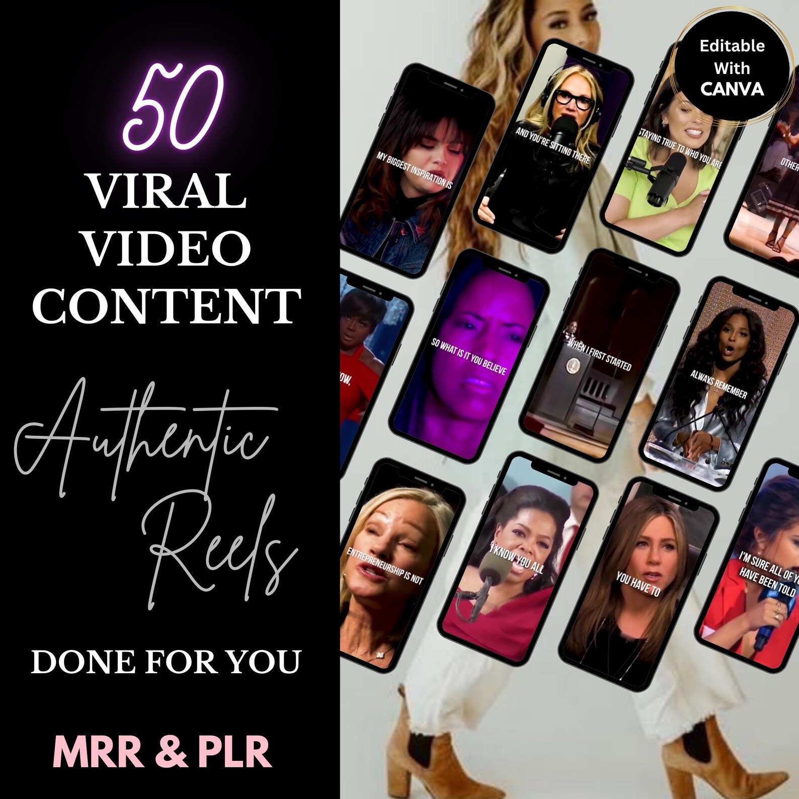 50 Women Viral Instagram Reels, Tiktok Videos, Youtube Shorts With ...