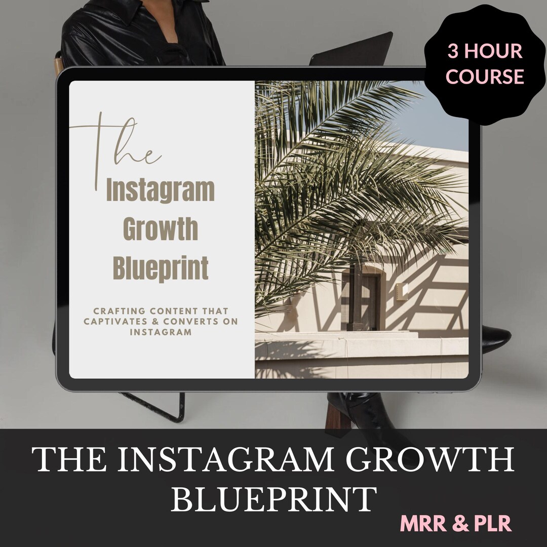 The Instagram Growth Blueprint | MRR Course | Strategy Guide With ...
