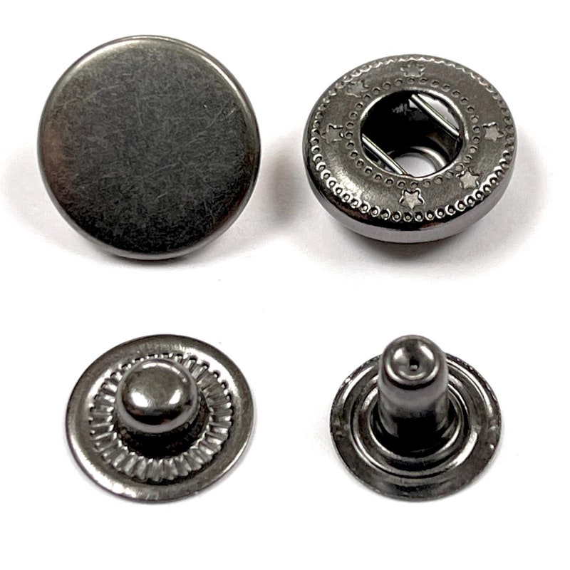 10 Mm Metal Snap Buttons - Etsy
