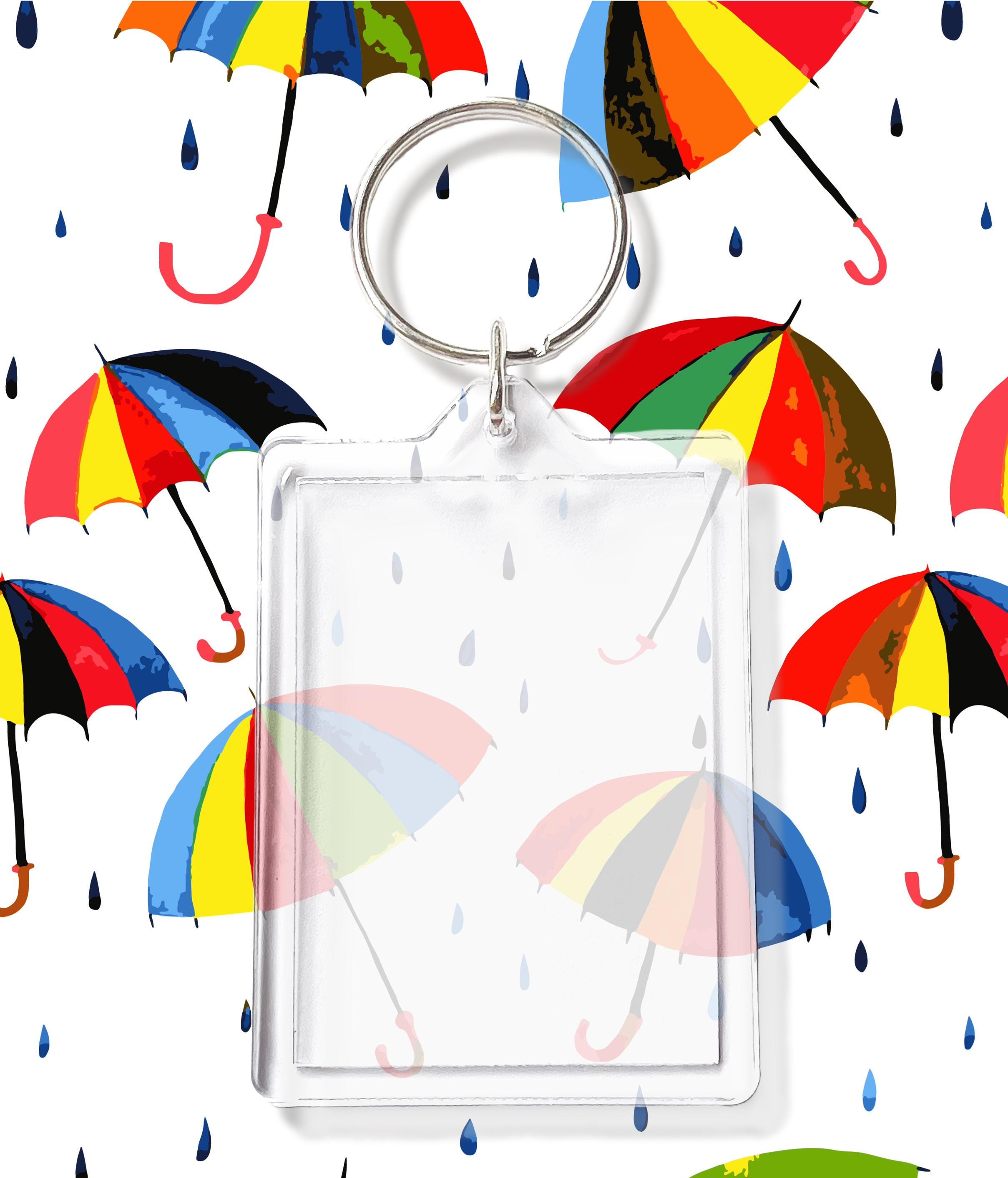 Rectangle Blank Clear Acrylic Photo Insert Keychain-choose Quantity ...