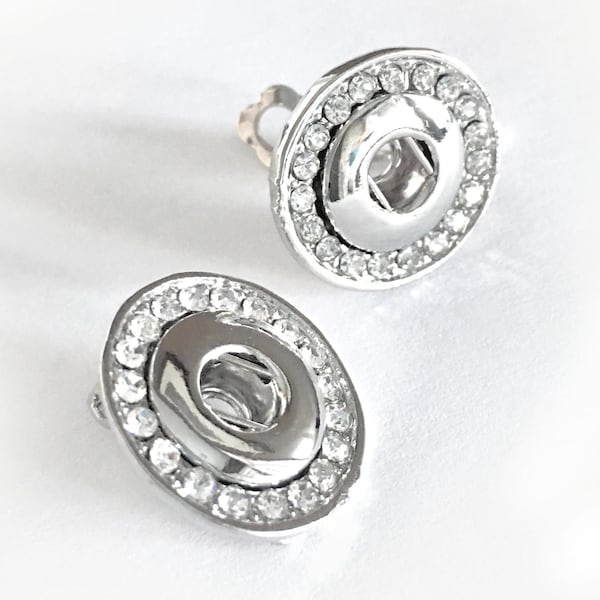 Snap Button Earrings - Etsy