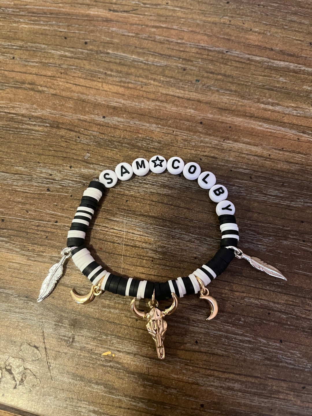 Sam and Colby Charm Bracelet - Etsy