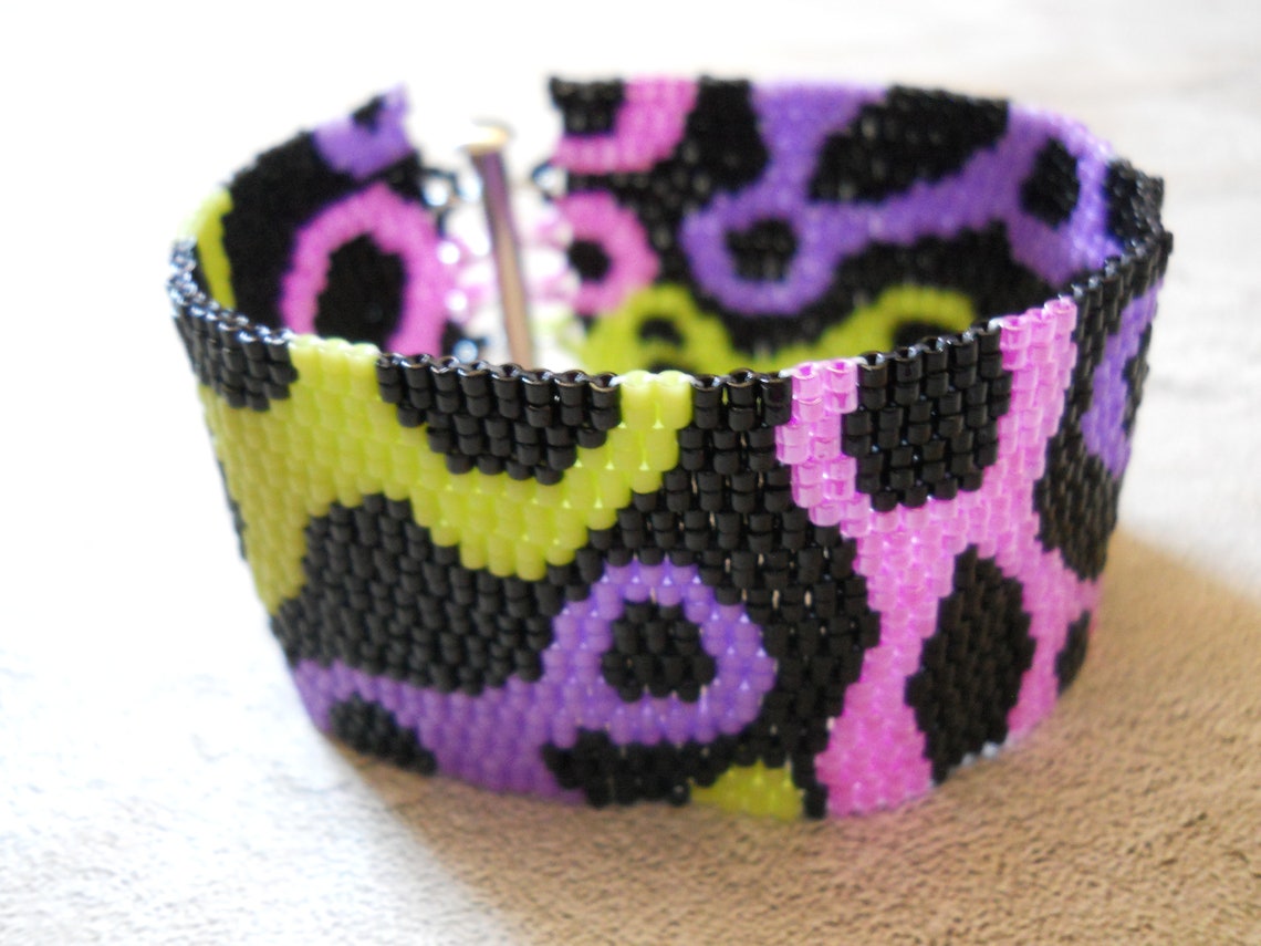 PATTERN: 2-drop Even Count Peyote Stitch, "chain Links", Retro, 4 ...