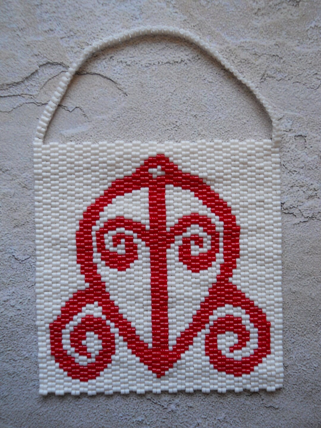 PATTERN: 2-drop Even Count Peyote Stitch Mini-tapestry, "power of Love ...