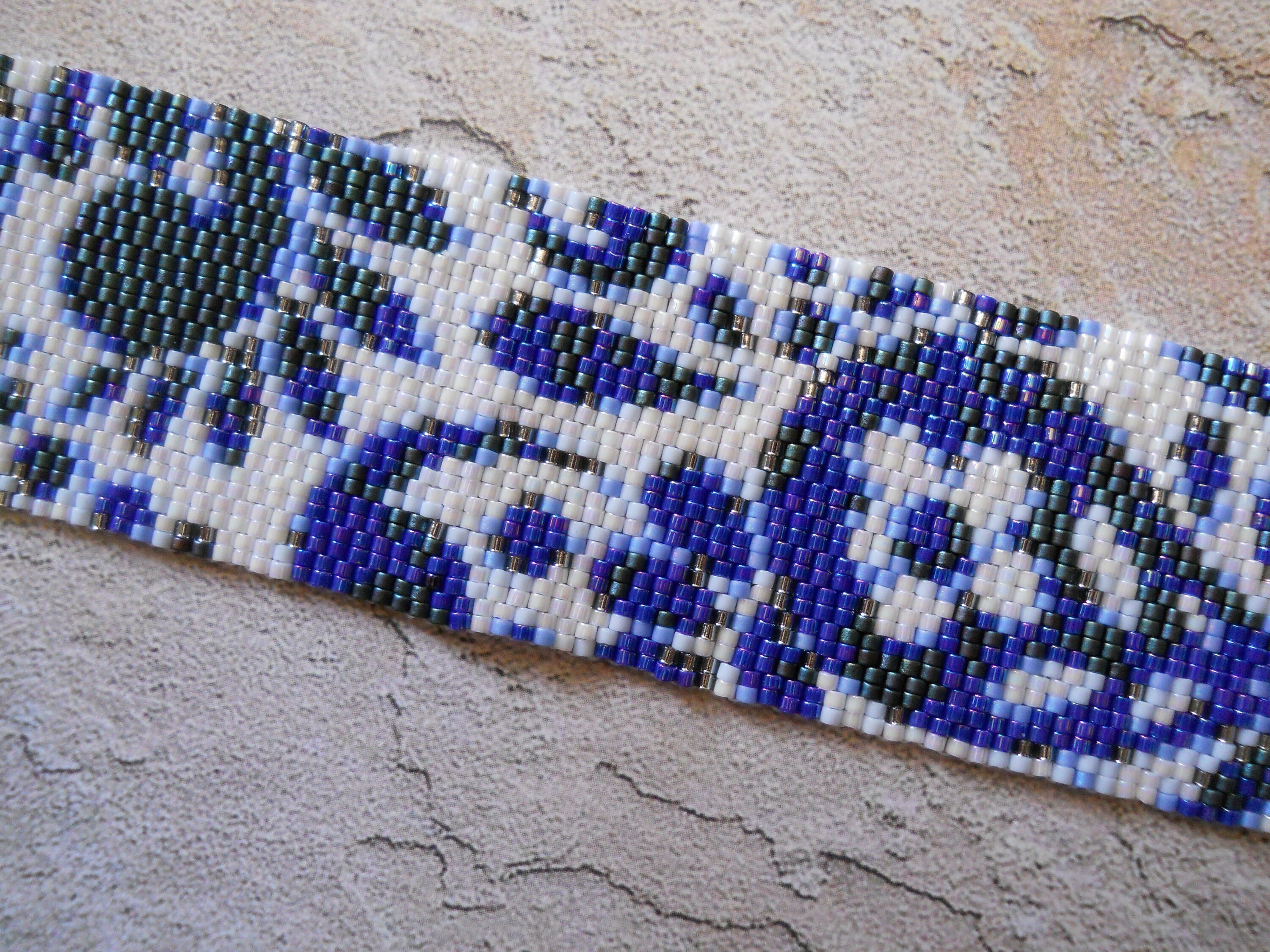 PATTERN: 2-drop Even Count Peyote Stitch, Paisley Motif, Instant ...