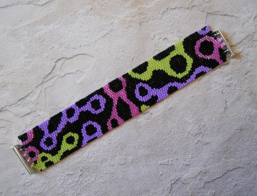 PATTERN: 2-drop Even Count Peyote Stitch, "chain Links", Retro, 4 ...