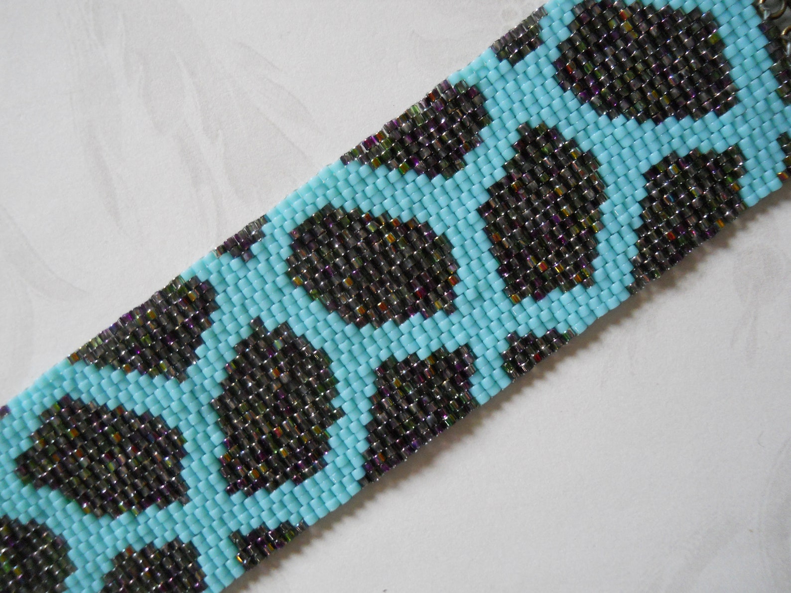 PATTERN: 2-drop Even Count Peyote Stitch Geometric Design - Etsy