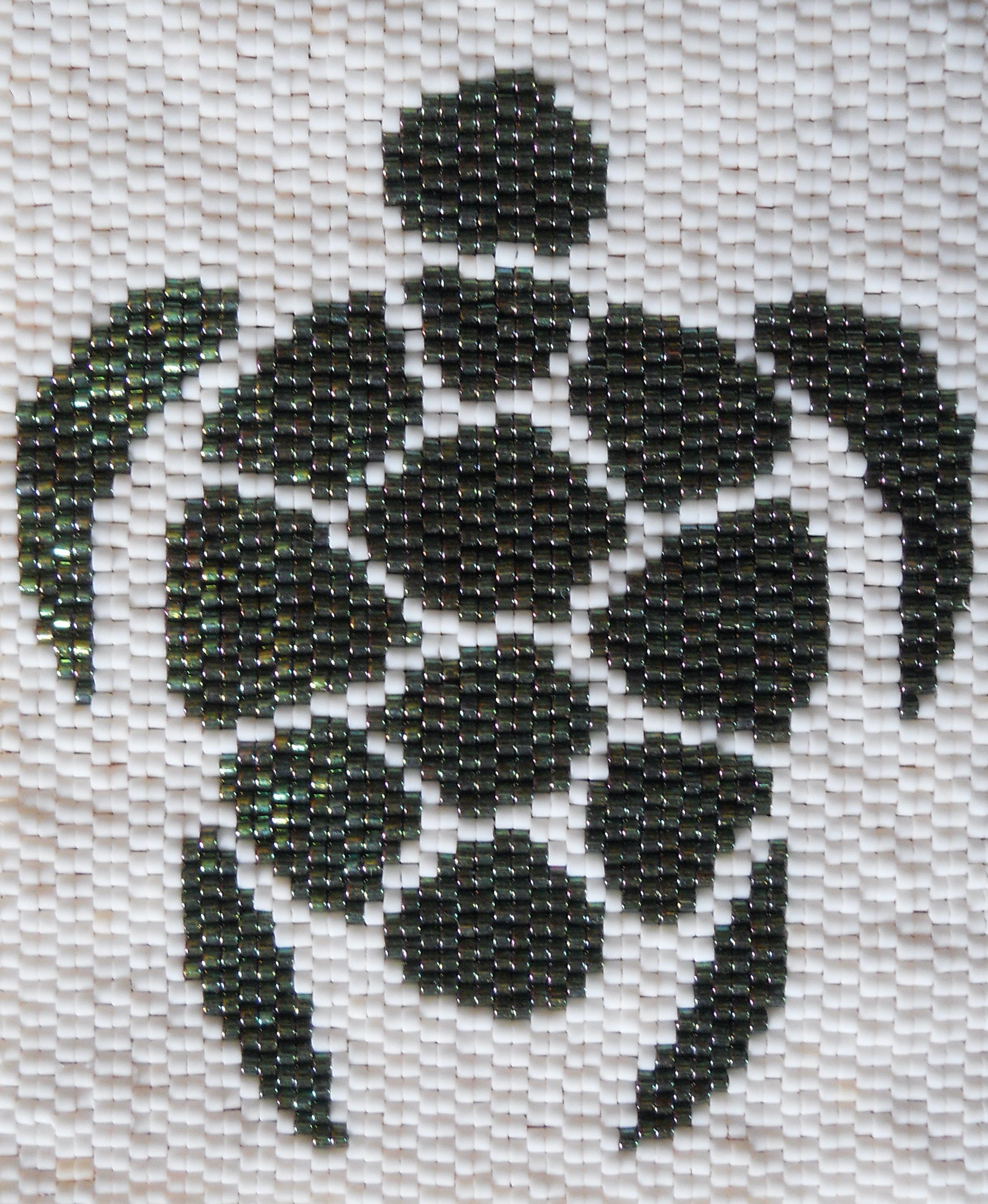 PATTERN: 2-drop Even Count Peyote Stitch Mini-tapestry, "turtle", 2 ...