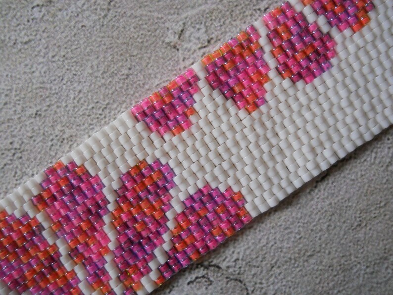 PATTERN: 2-drop Even Count Peyote Stitch Bracelet Large - Etsy