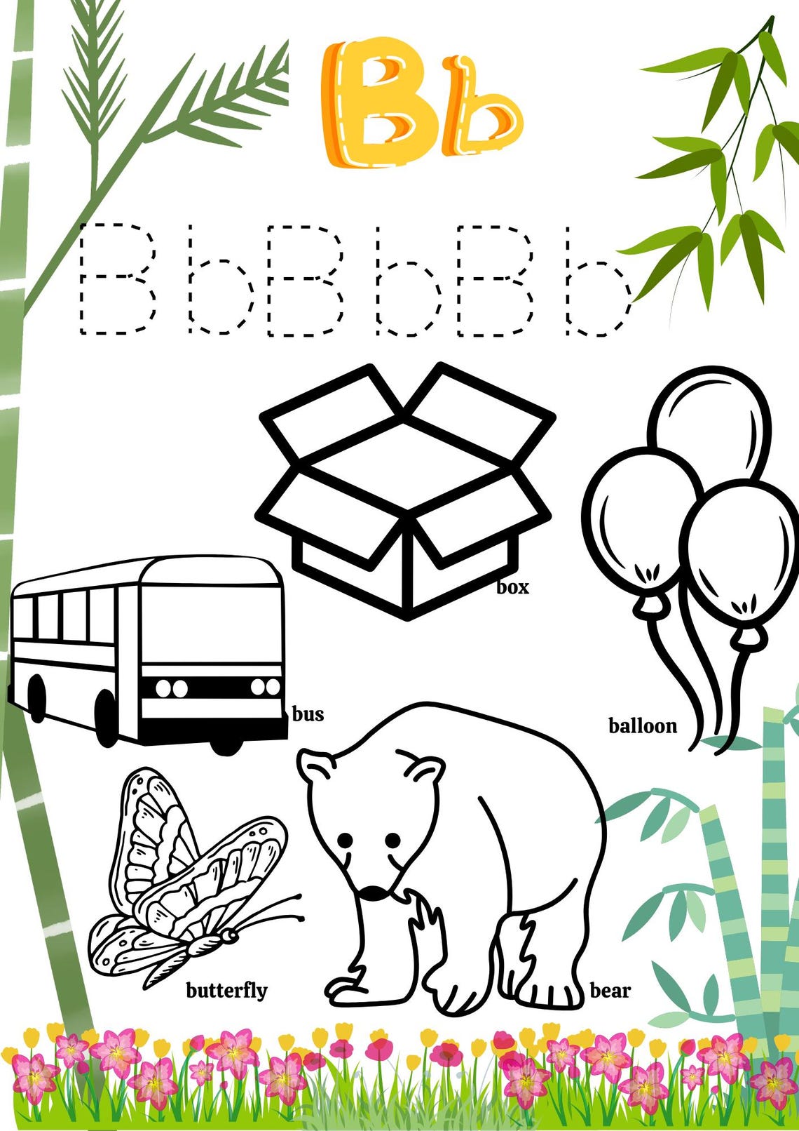 ABC Coloring Booklet - Etsy